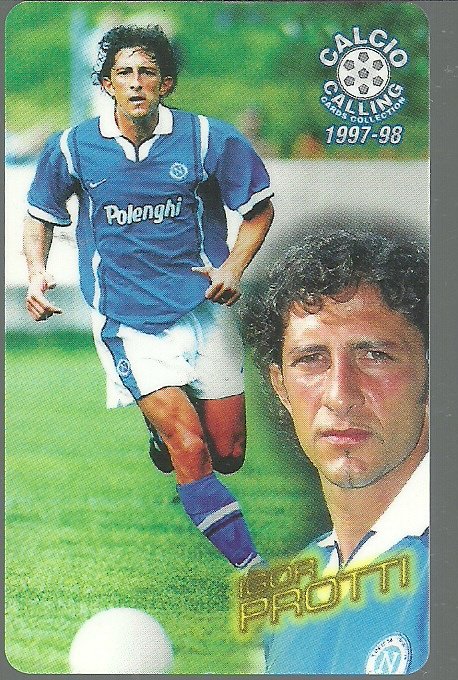 TARJETA DE TELECOM IGOR PROTTI NAPOLI