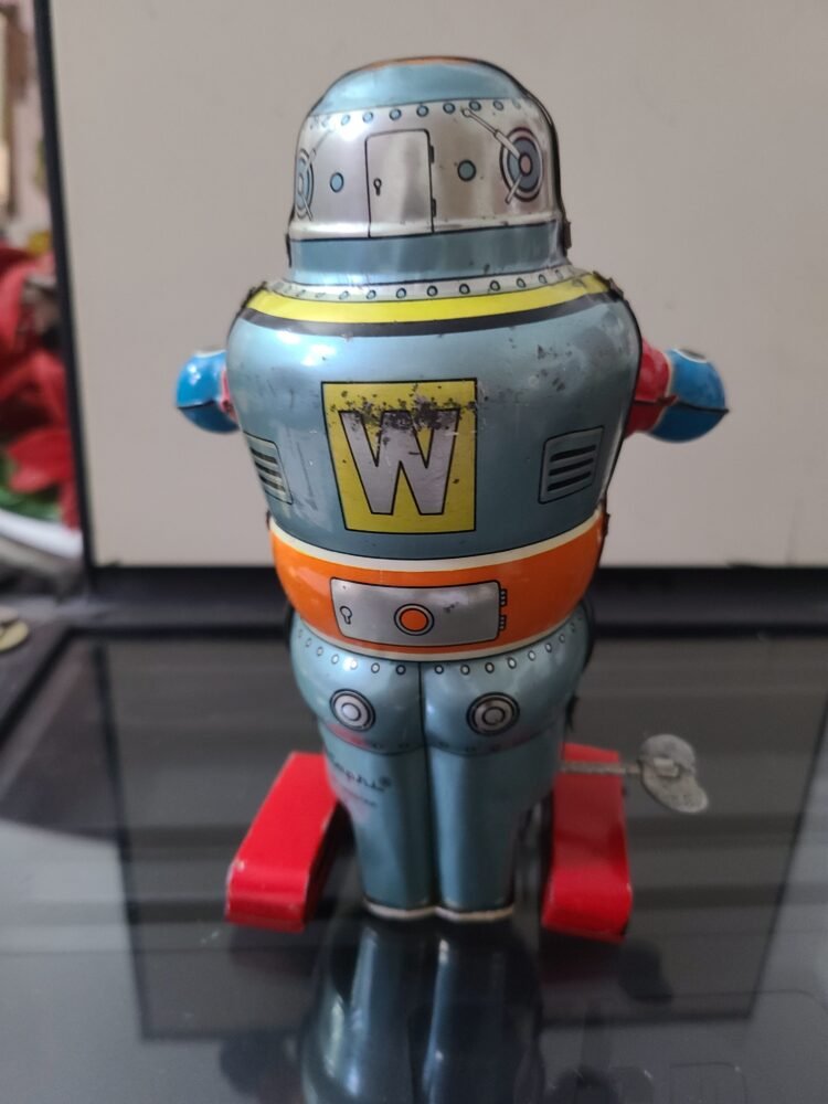 ROBOT A CUERDA MARCA CAPRI INDUSTRIA ARGENTINA FUNCIONANDO