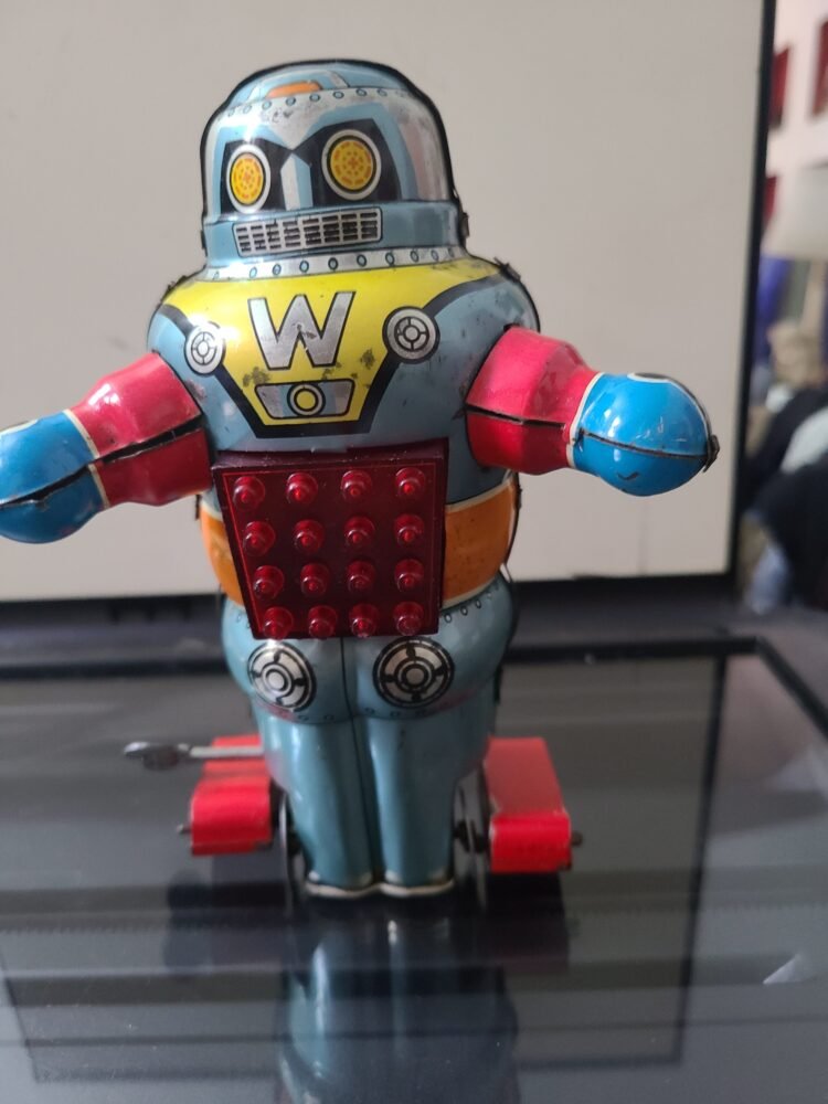 ROBOT A CUERDA MARCA CAPRI INDUSTRIA ARGENTINA FUNCIONANDO
