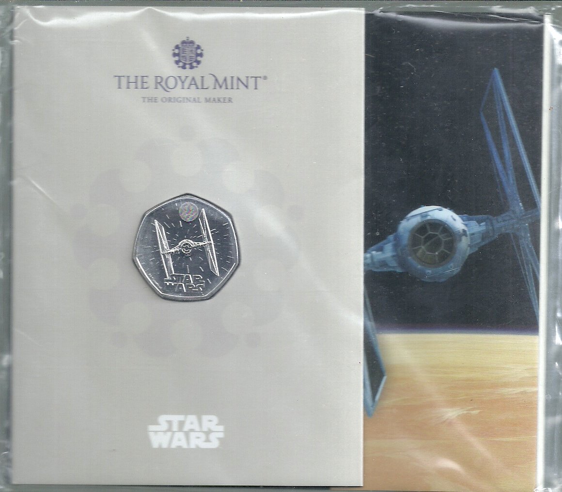 SET PROOF STAR WARS 50 PENCE 2024 TIE FIGHTER