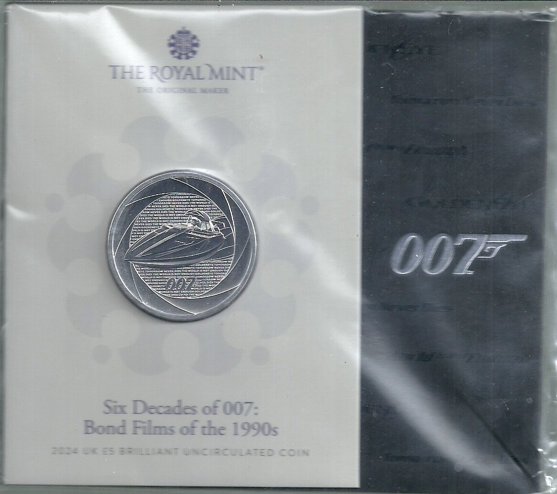 SET PROOF JAMES BOND 1990 007 2024
