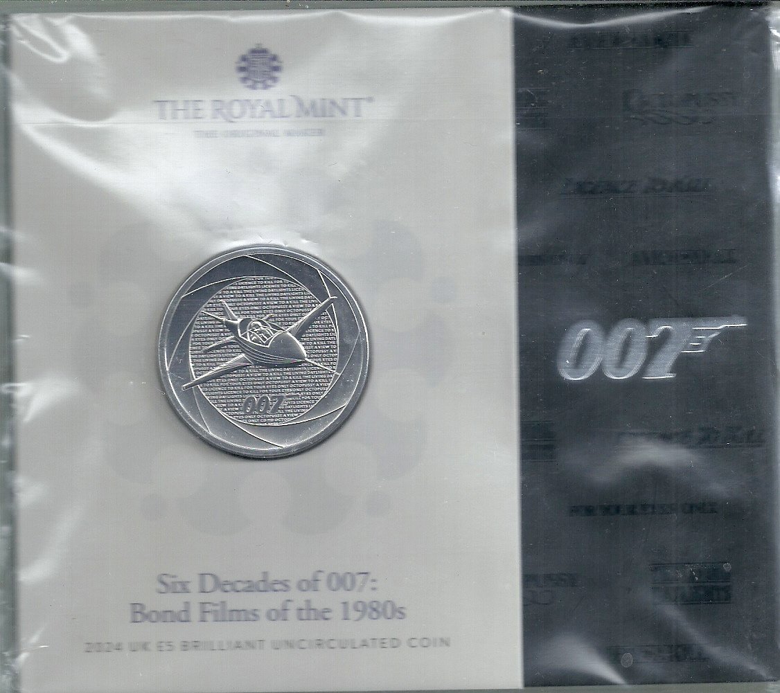 SET PROOF JAMES BOND 1980 007 2024